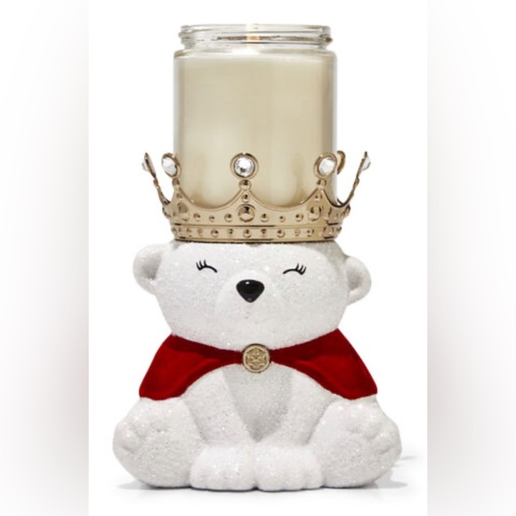 Bath & Body Works | Holiday | Bath Body Works Polar Bear Crown Pedestal ...